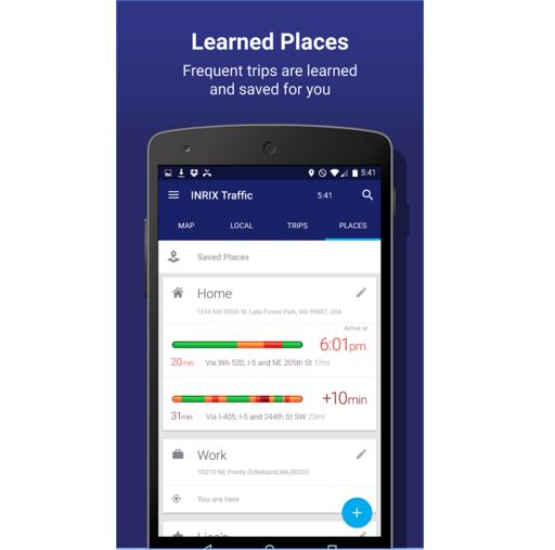 INRIX Traffic for Android - Appiod.com