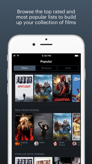 Letterboxd for iPhone - Appiod.com