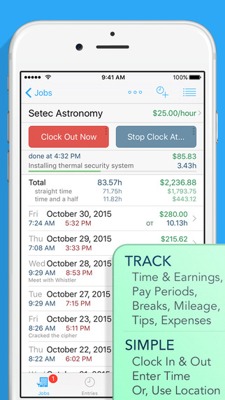 HoursTracker for iOS - Appiod.com