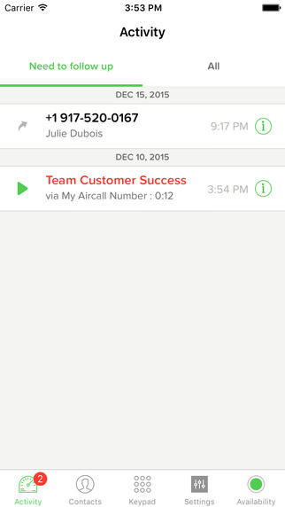 Aircall for iOS - Appiod.com